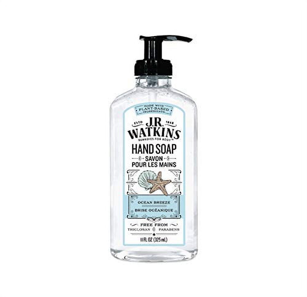 J R Watkins Hand Soap, Ocean Breeze, 11 fl oz (325 ml) - Walmart.com