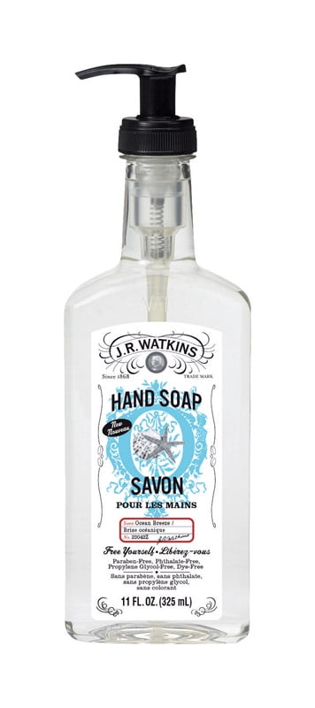 J R Watkins Hand Soap, Ocean Breeze, 11 fl oz (325 ml) - Walmart.com