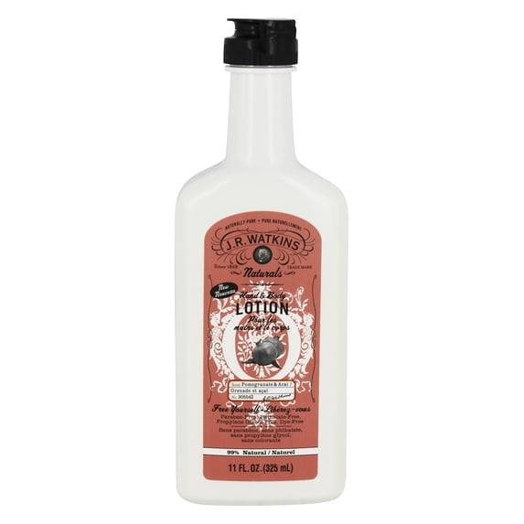 J.R. Watkins Hand and Body Lotion - Pomegranate and Acai - 11 fl oz ...