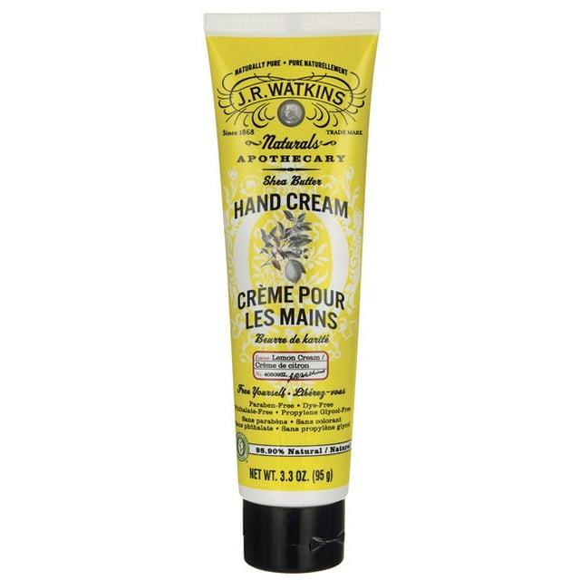 J.R. Watkins Lemon Cream Hand Cream, 3.3 oz - Walmart.com