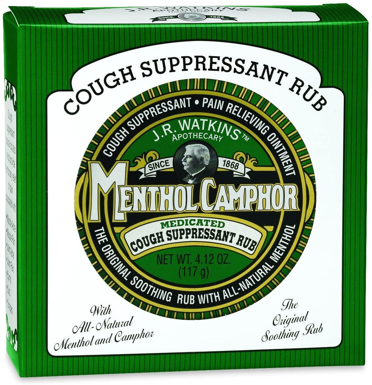 J.R. Watkins Menthol Camphor Menthol Camphor Ointment 4.12 oz - Walmart.com