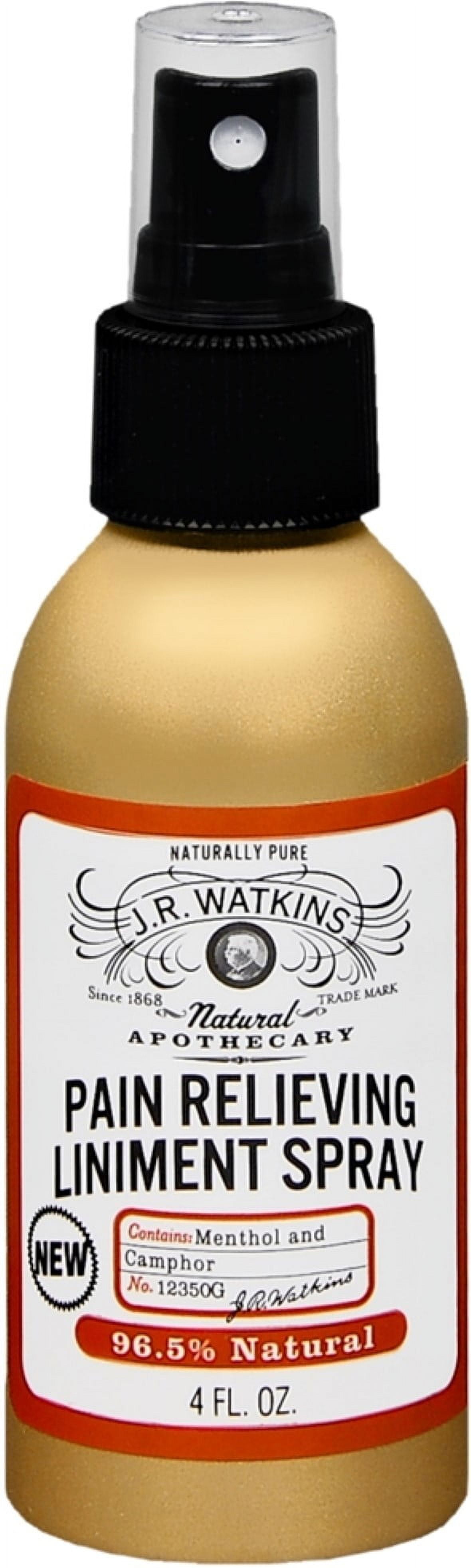 J.R. Watkins Pain Relieving Liniment Spray 4 fl. oz. HSA/FSA Eligible ...