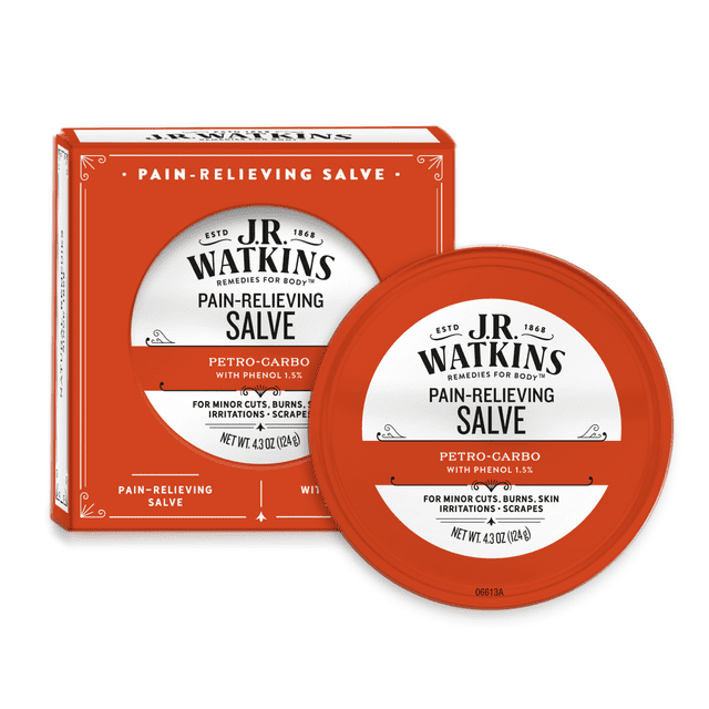 J.R. Watkins Petro-Carbo Medicated First Aid Salve for Burns & Healing ...