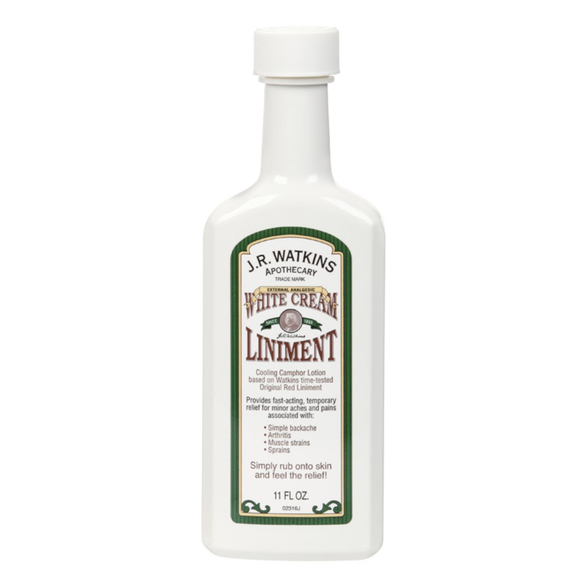 J.R. Watkins White Cream Liniment 11 oz - Walmart.com