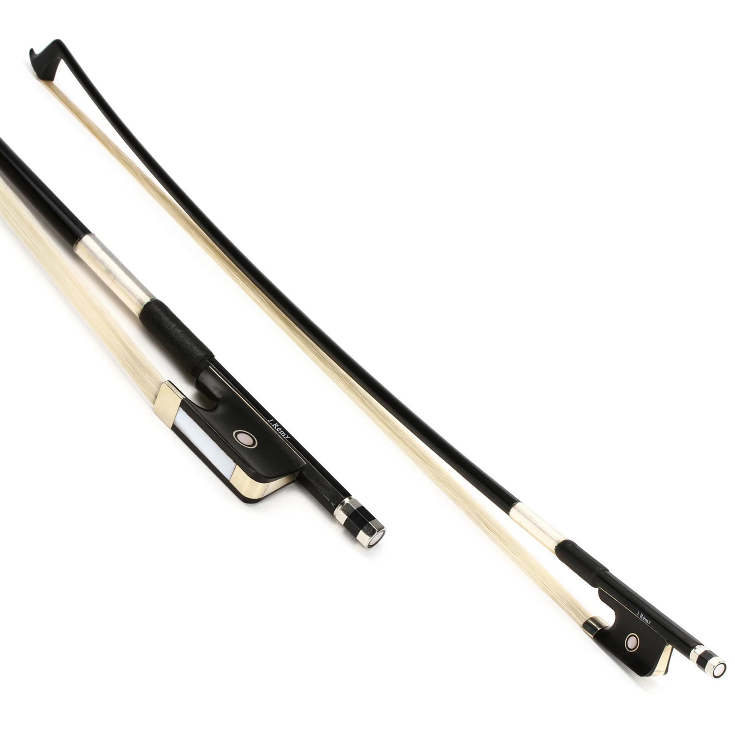 J. Remy Cello Bow, Black Carbon Fiber, 4/4 Size - Walmart.com