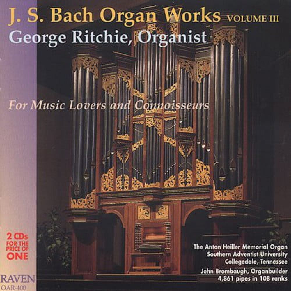 Pre-Owned J. S. BACH ORGAN WORKS COMPLETE, VOL. 3 - Walmart.com