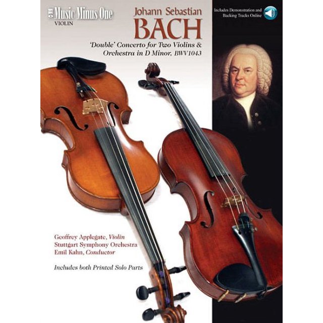 J.S. Bach - Double Concerto in D Minor, BWV1043: Music Minus One Violin ...