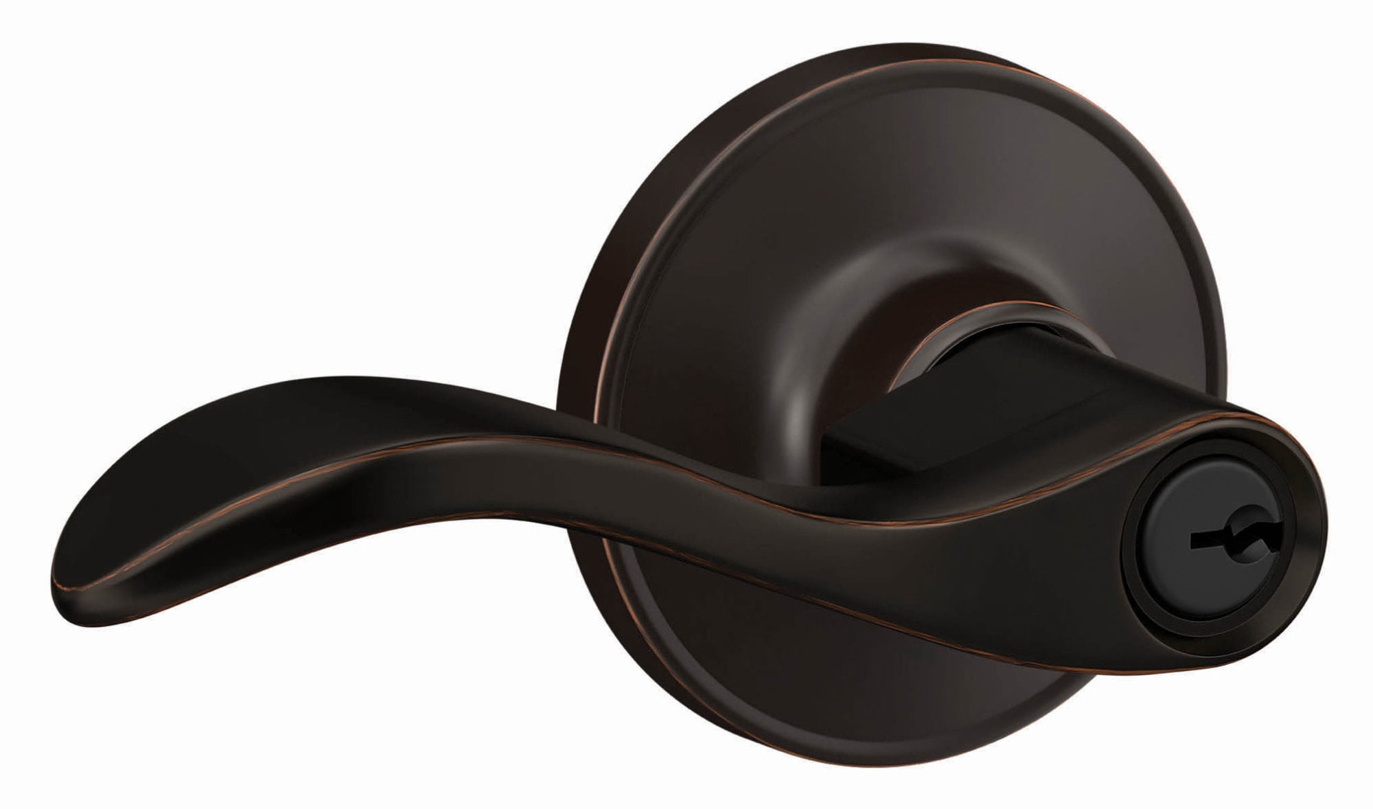 J Series Seville Keyed Door Lever Finish: Aged Bronze - Walmart.com