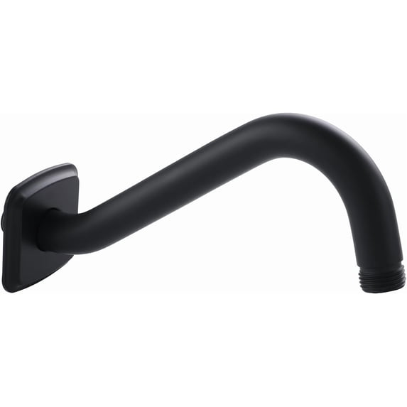 J Shaped Shower Head Extension Arm, 8 Inch Shower Head Height Extender ...