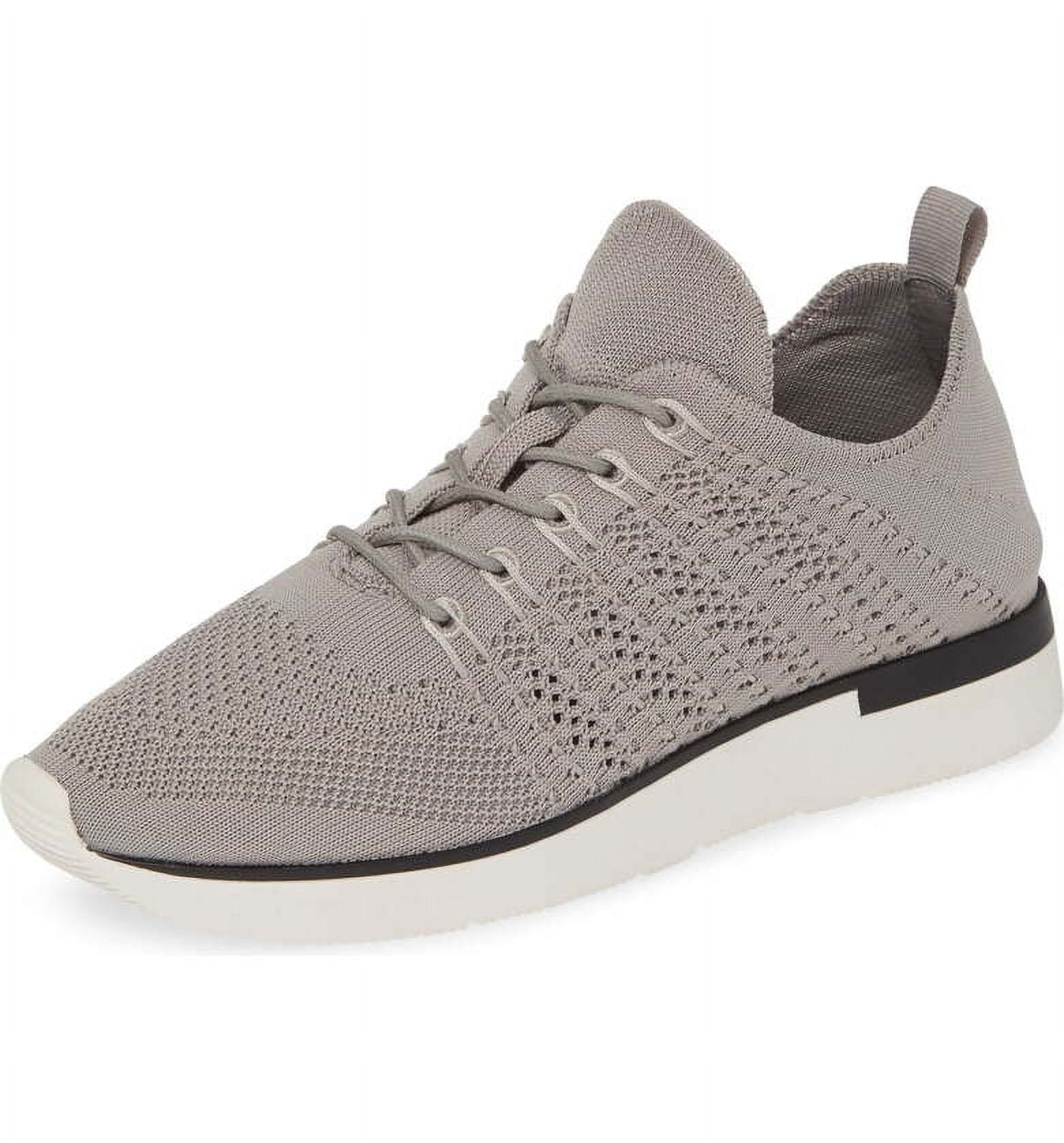 J/Slides Gigi Light Gray Gigi Knit Lace Up Jogging Low Top Flat Fashion ...