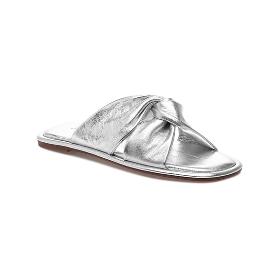 J/Slides Womens Yaya Leather Slip On Slide Sandals - Walmart.com