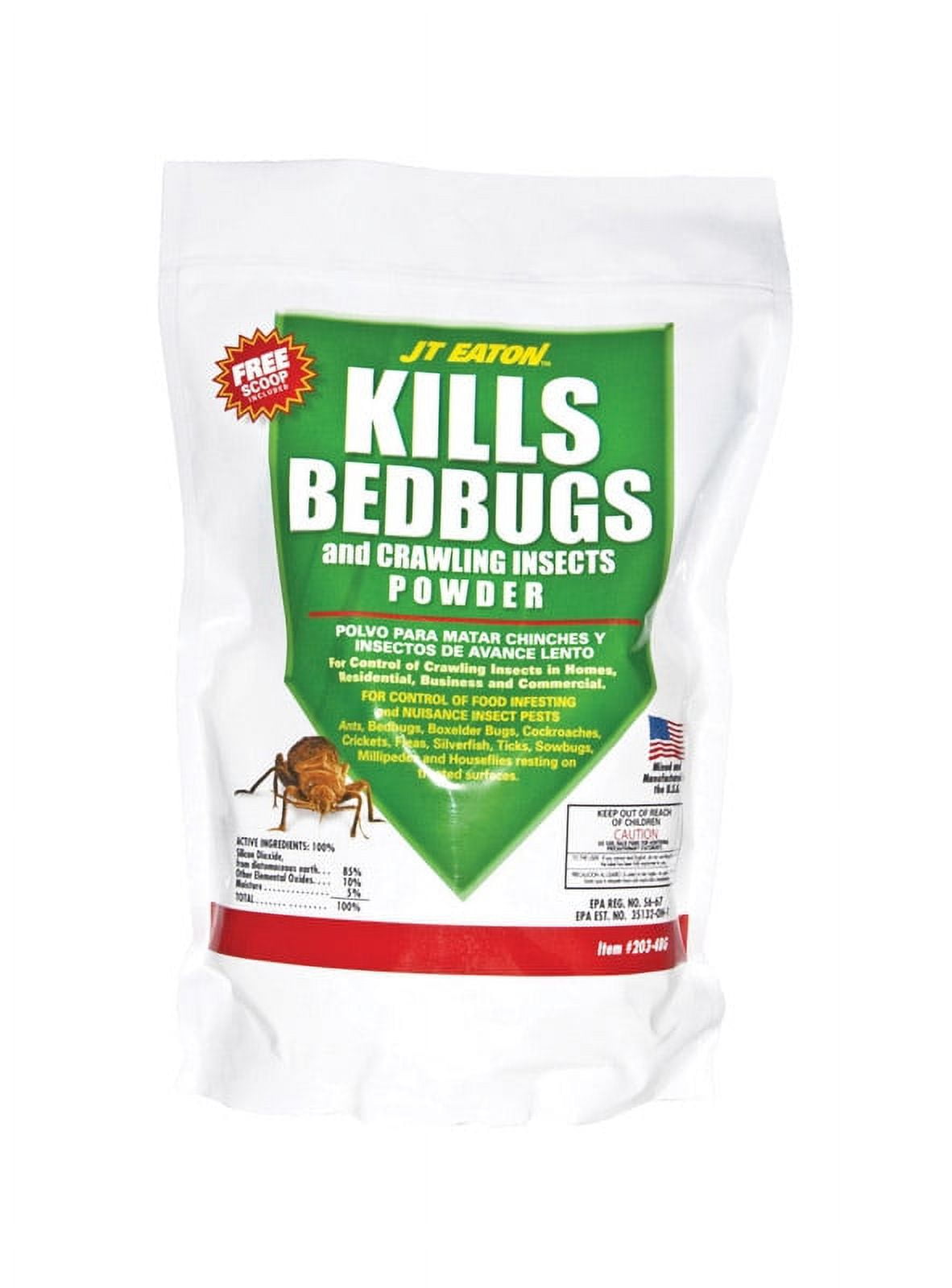 JT Eaton 203-4BG Bedbug And Crawling Insect Powder, 4 Lb - Walmart.com