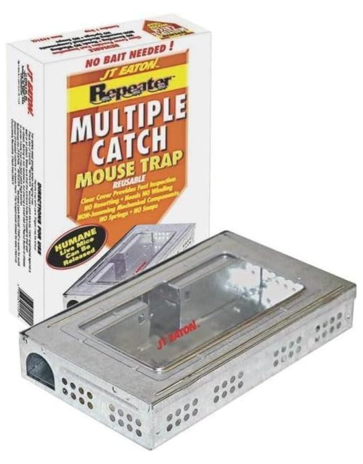 J.T. EATON 421CL "REPEATER" MULTIPLE CATCH MOUSE TRAP (PACK OF 3 ...