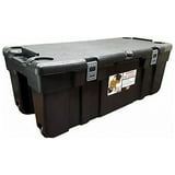 J Terence Thompson Plastic Mobile Storage Trunk, Lockable, Black, 14 in ...