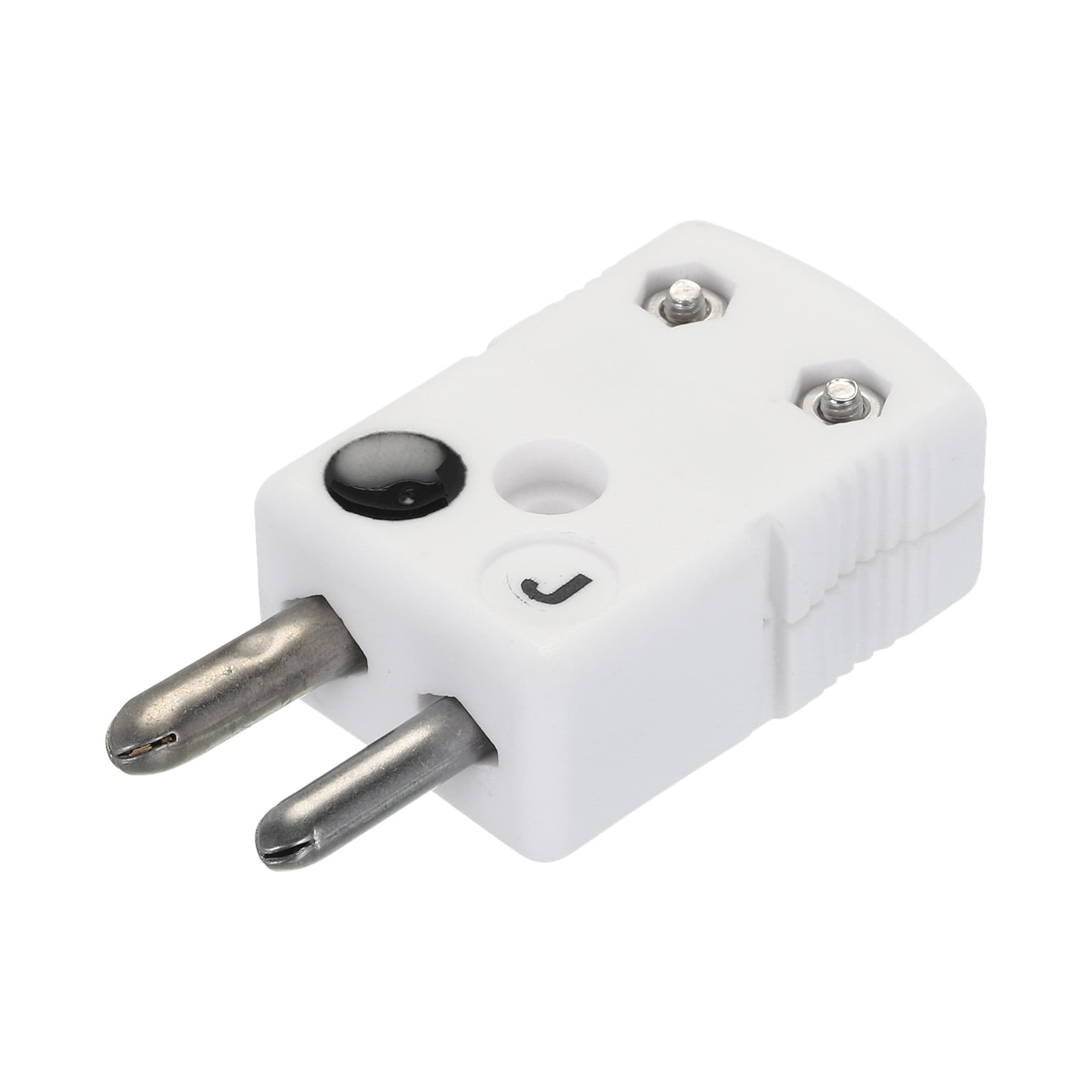 J Type Ceramics Thermocouple Wire Connectors Male Plug Adapter Round ...