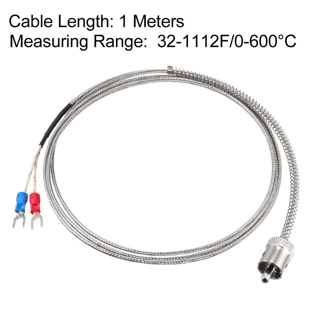 J Type Temperature Sensor Probe Circlip Type Thermocouple 1 Meters ...