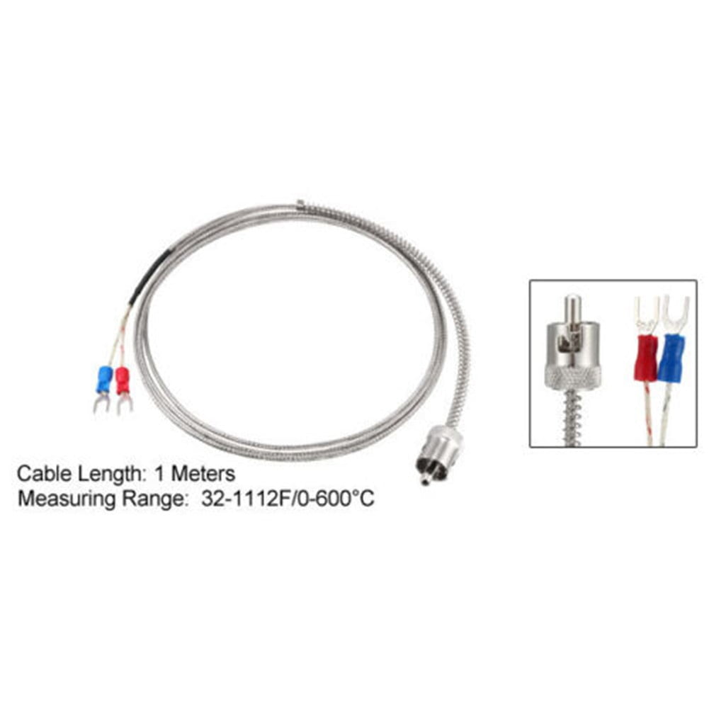 J Type Temperature Sensor Probe Circlip Type Thermocouple 1 Meters ...