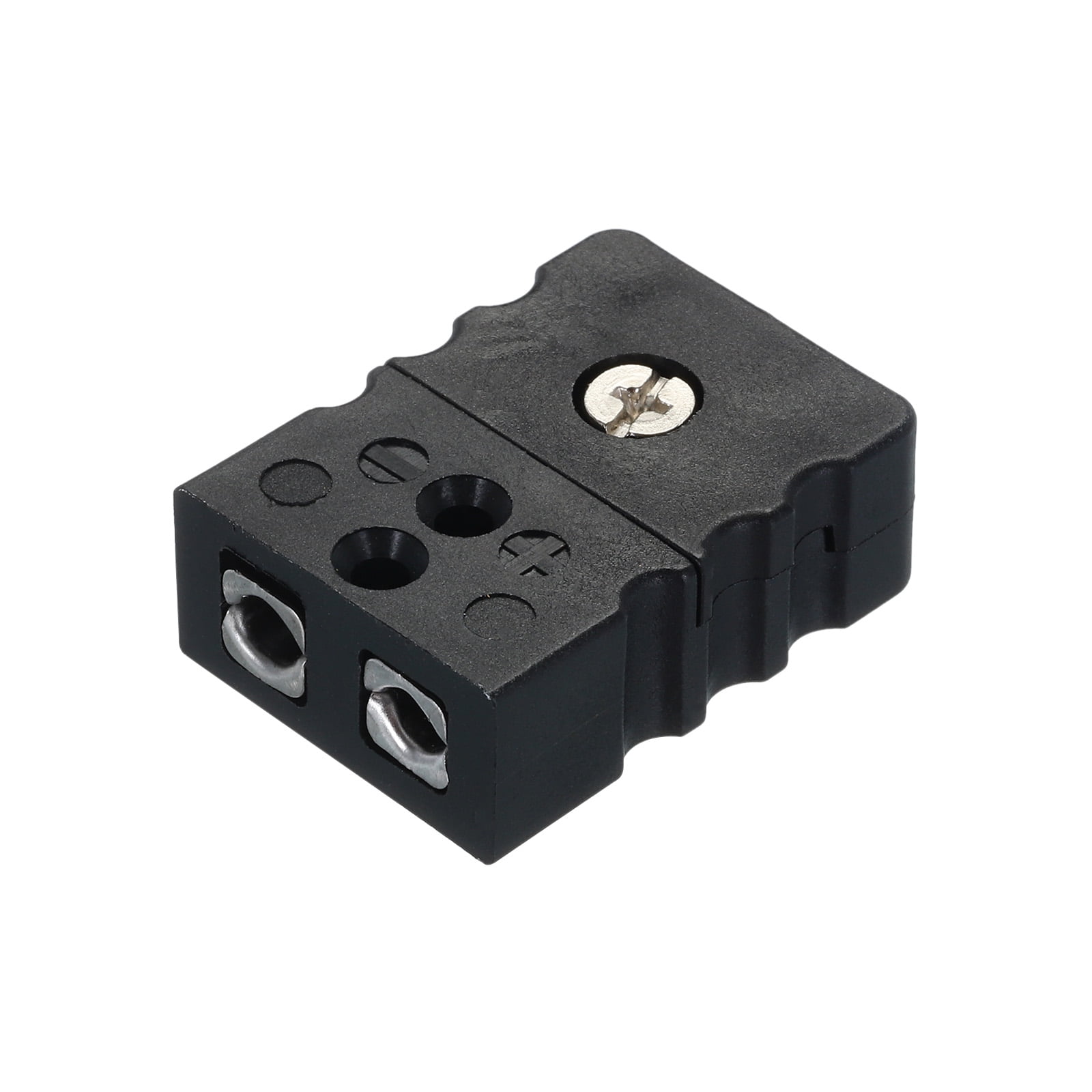 J Type Thermocouple Wire Connectors Female Plug Adapter Round Pin For Thermocouple Sensor Probe