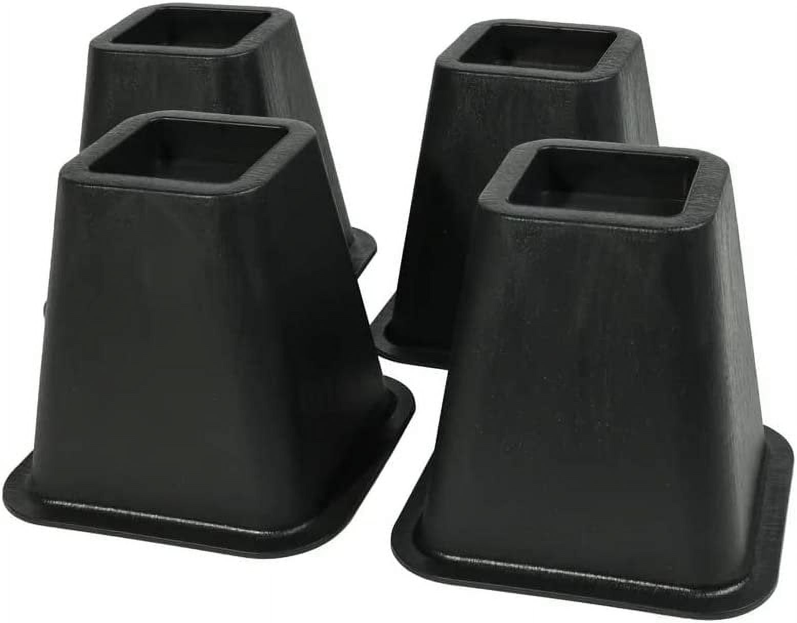 J&V TEXTILES Bed Furniture Risers - Elevation in 6 Inch Heavy Duty ...