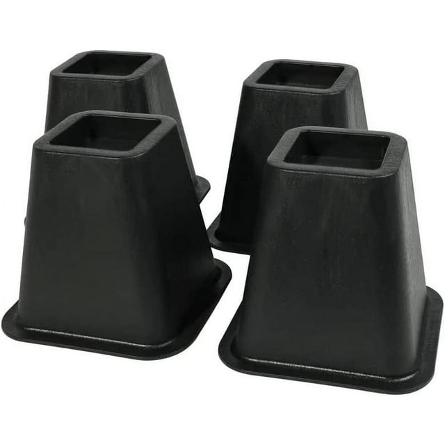 J&V TEXTILES Bed Furniture Risers - Elevation in 6 Inch Heavy Duty ...