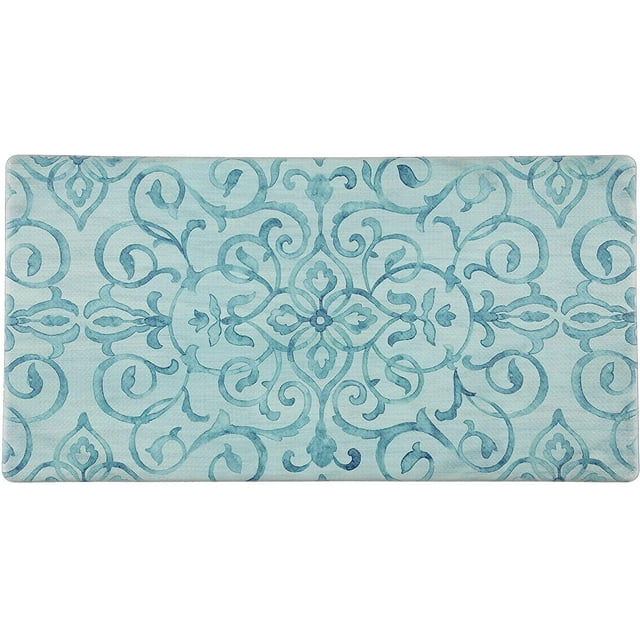 J&V TEXTILES Oversized 20"x39" Anti-Fatigue Embossed Floor Mat Rustic ...