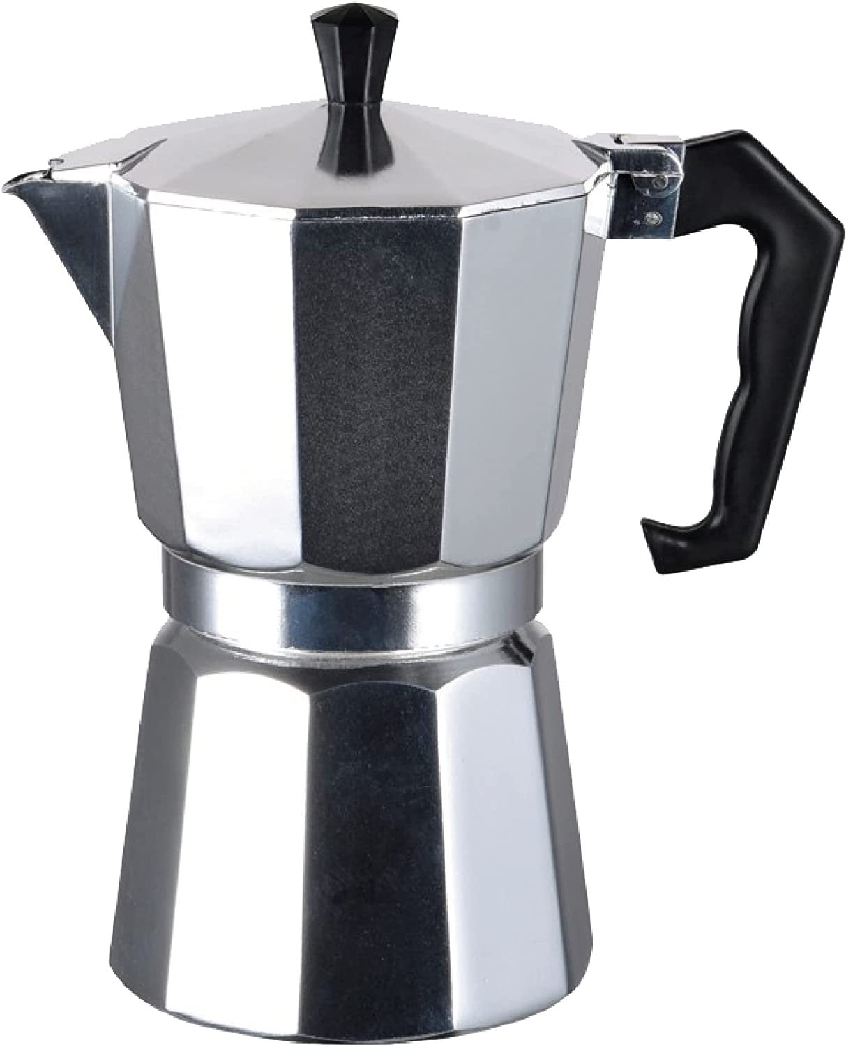 J&V TEXTILES Stovetop Espresso and Coffee Maker, Moka Pot for Classic ...