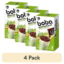 J Way Instant Boba Milk Tea Set, Classic Bubble Tea Kit, 3 Drinks ...