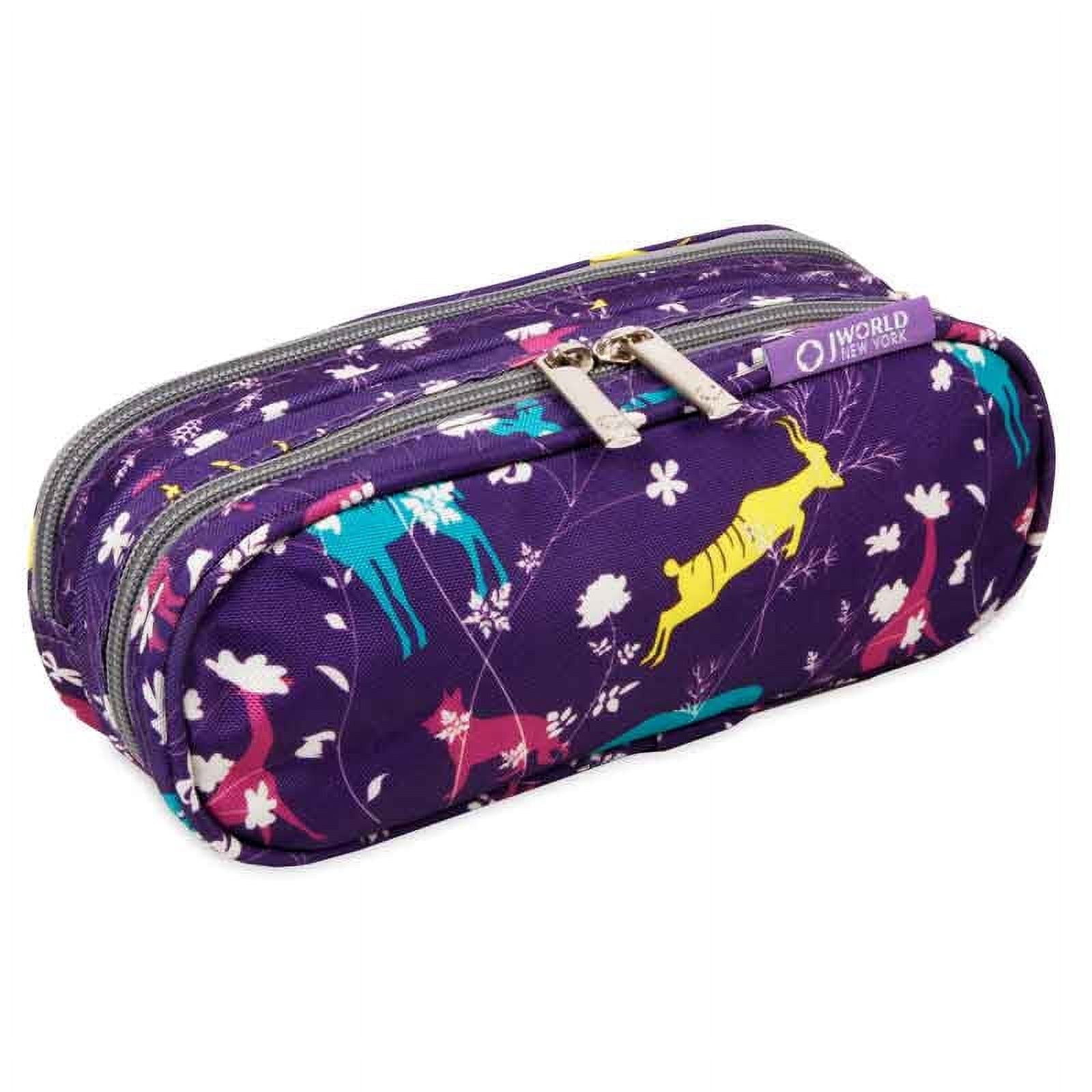 J World Boys and Girls Jojo Double Compartment Kids Pencil Case for ...