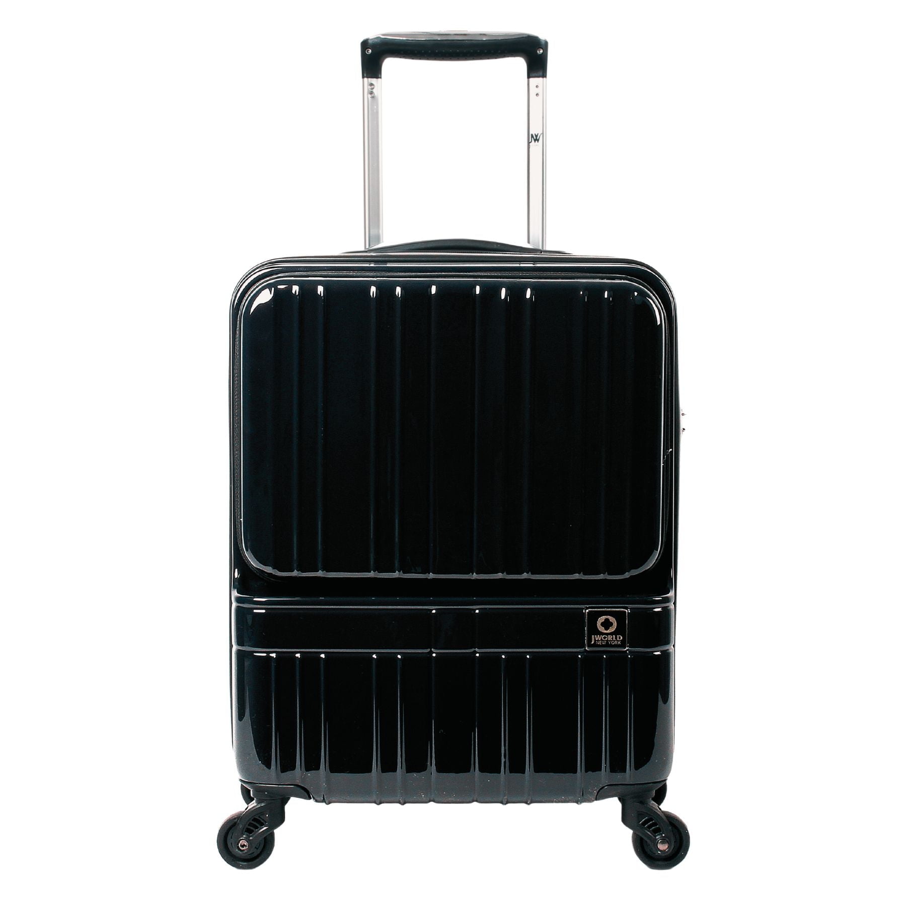J World Cue Polycarbonate Carry-On with front pocket for Travel ...