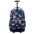 J World Girls Sundance 20" Rolling Backpack With Laptop Sleeve For ...