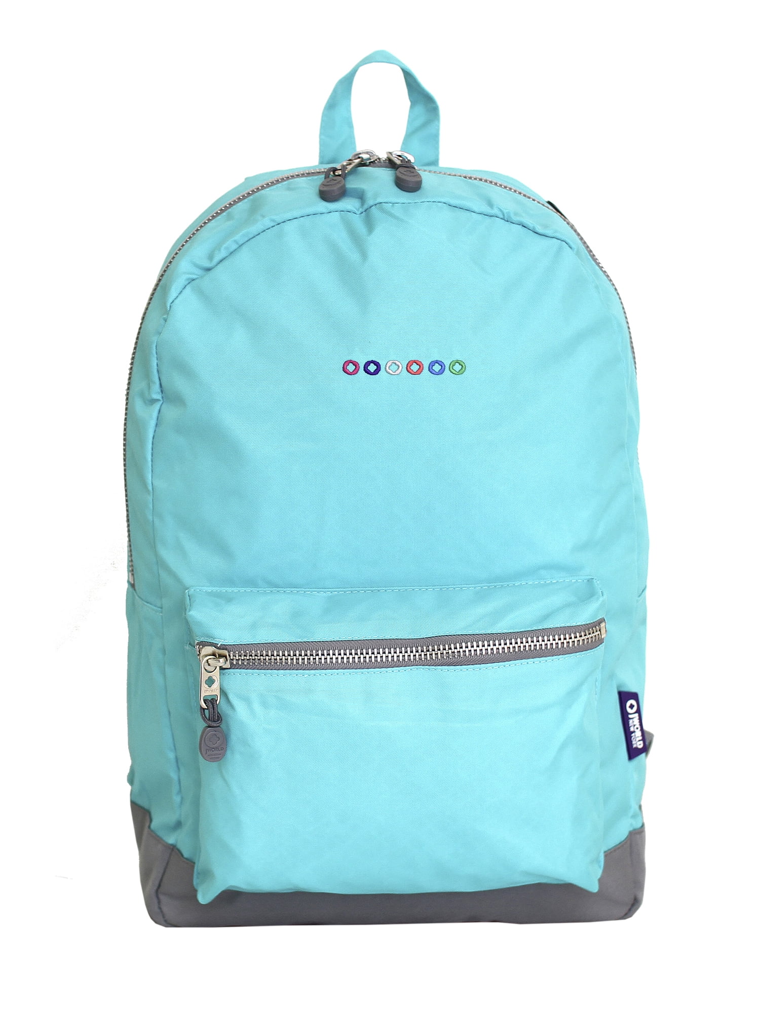 J World Unisex Lux 17.5" Backpack With Laptop Compartment, Seafoam ...