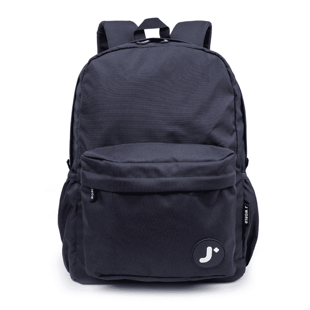 J World Unisex Oz 17" Daily Backpack For School And Travel, Black ...