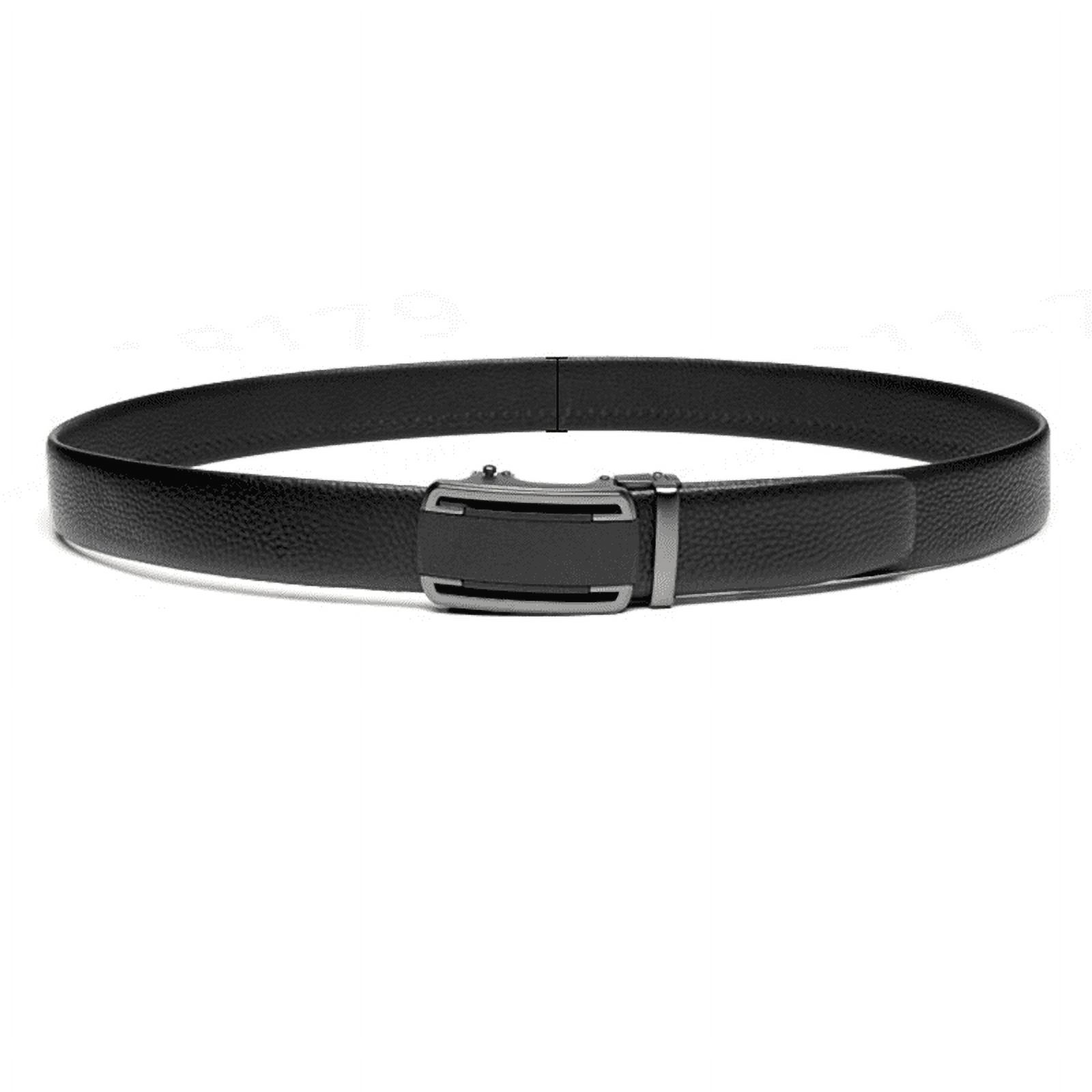 J.ZAO Full Grain Leather Belt, Micro Adjustable Belt Fit Everywhere ...