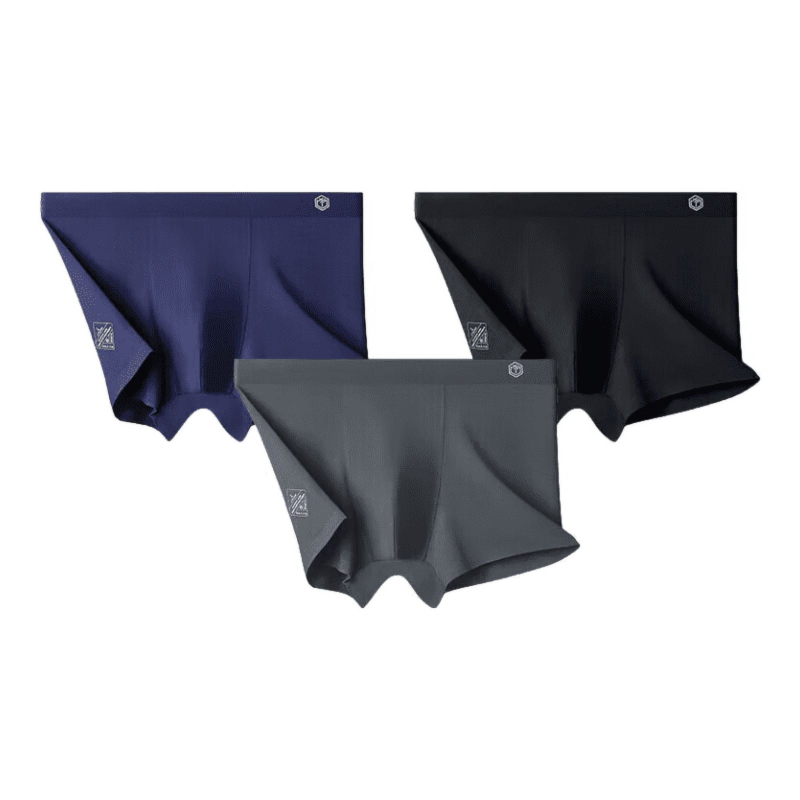 J.ZAO Men's Underwear Micro Modal Boxer Briefs for Men, 3 Pack, XL ...