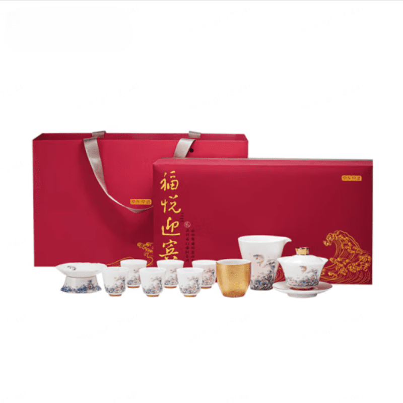 J.ZAO Porcelain Chinese Gongfu Tea Set, with Tea Maker and Infuser ...