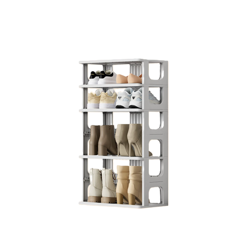 J.ZAO Simple Shoe Rack, Gap Space Punch-free Shoe Storage Rack, Multi ...