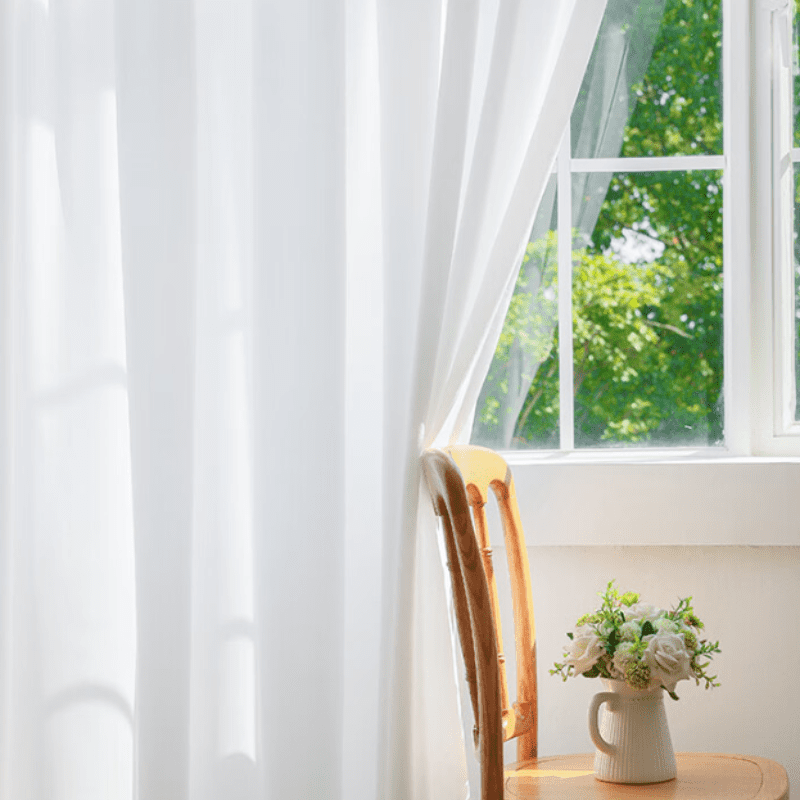 J.ZAO Sliding Door Curtains, Soften Bright Light, Vertical Blind ...
