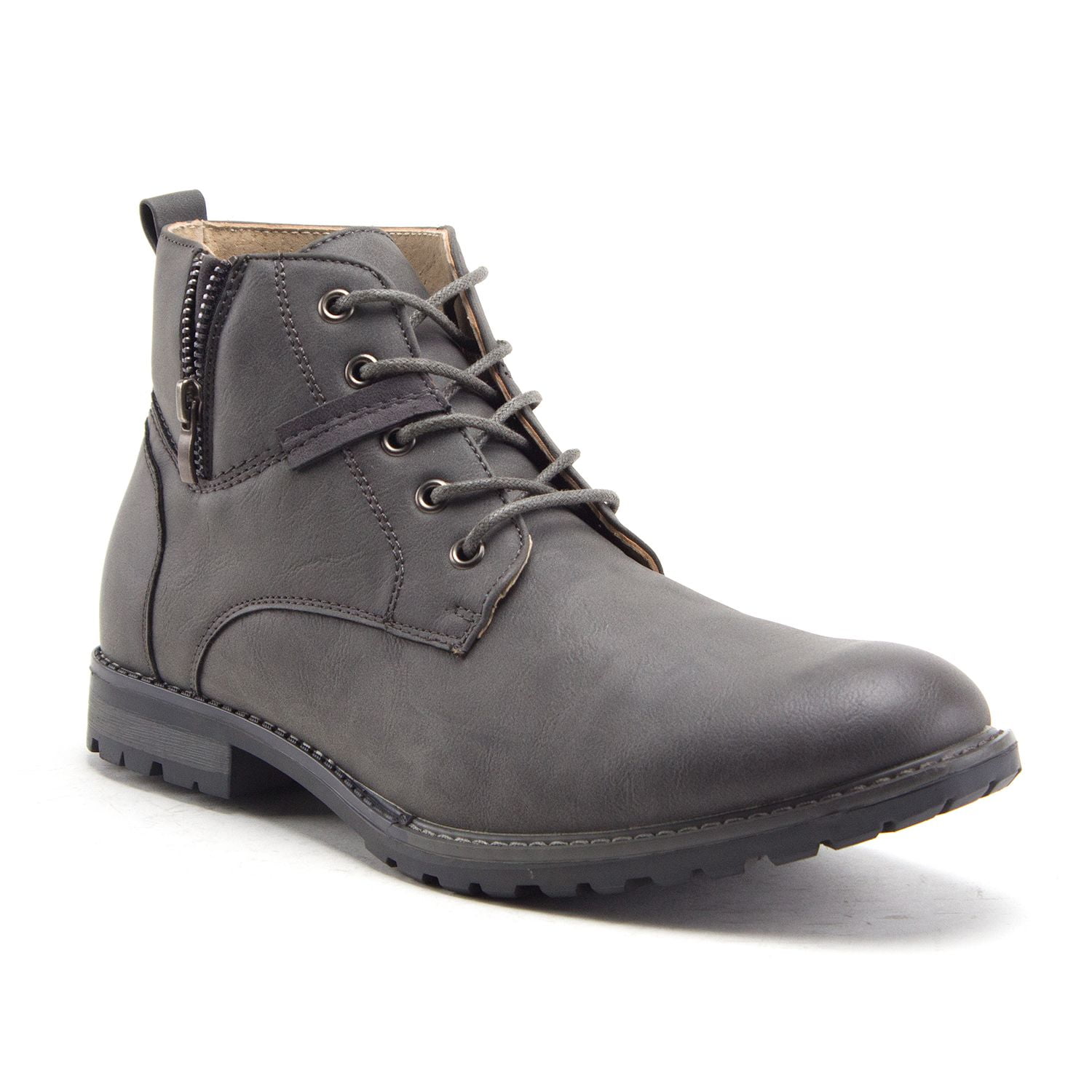 J'aime Aldo Men's 28920 Ankle High Lace Up Round Toe Biker Riding Boots ...