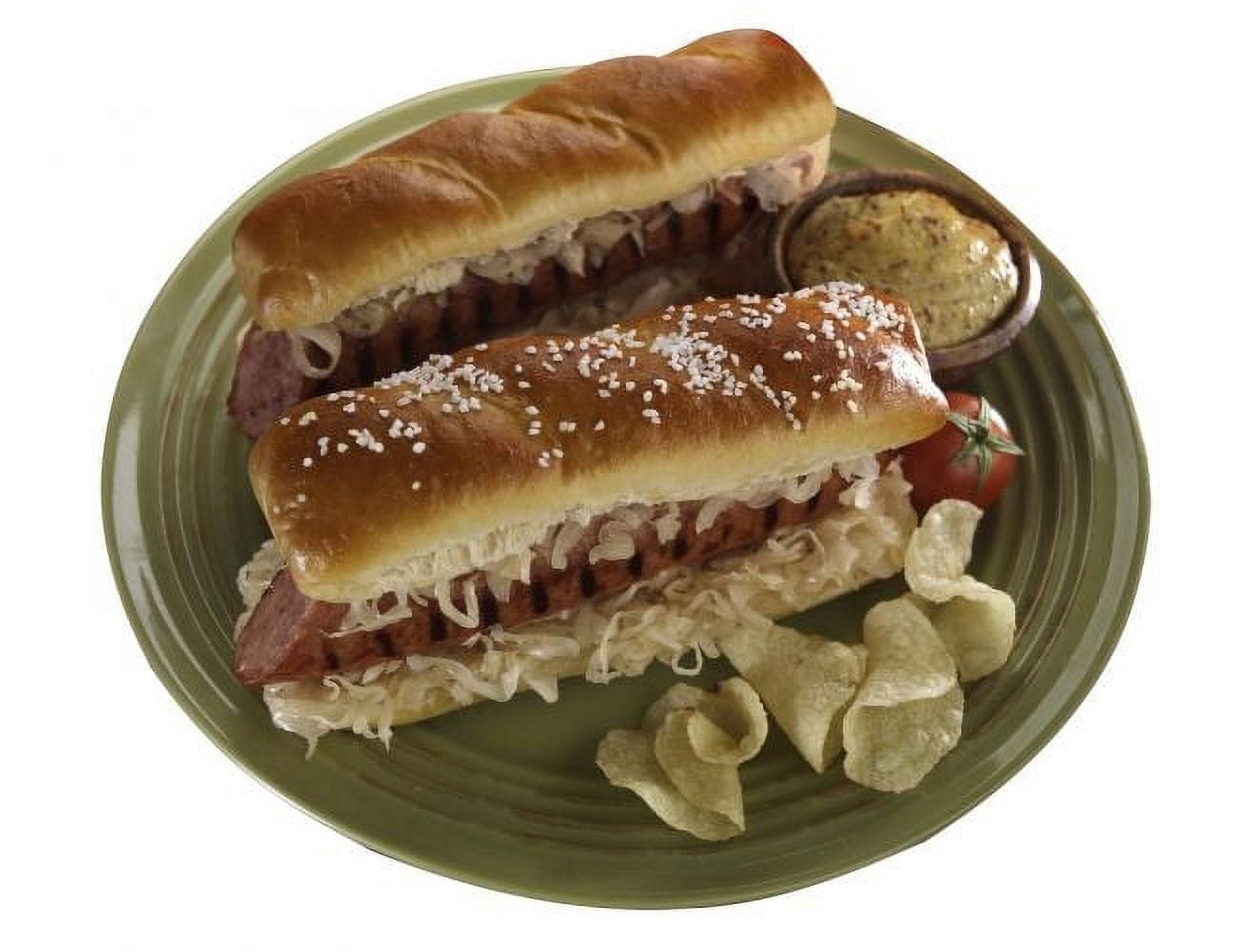J and J Snack Texas Twist Gourmet Soft Pretzel Hot Dog Bun, 3.2 Ounce ...