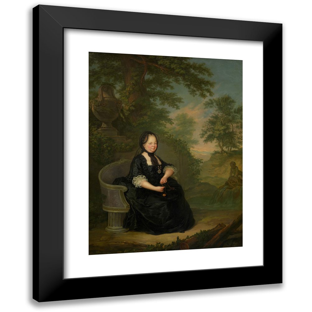 János Donát 11x14 Black Modern Framed Museum Art Print Titled - Maria ...