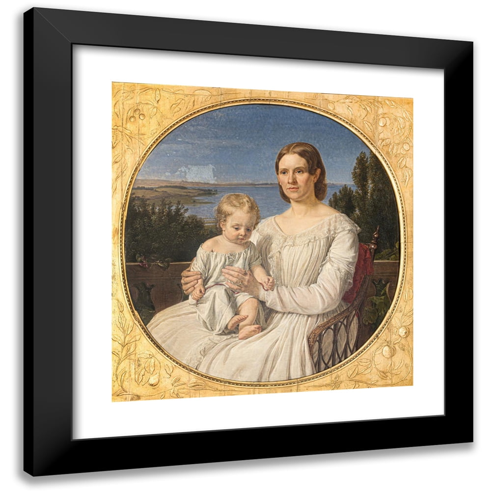 Jørgen Roed 15x16 Black Modern Framed Museum Art Print Titled ...