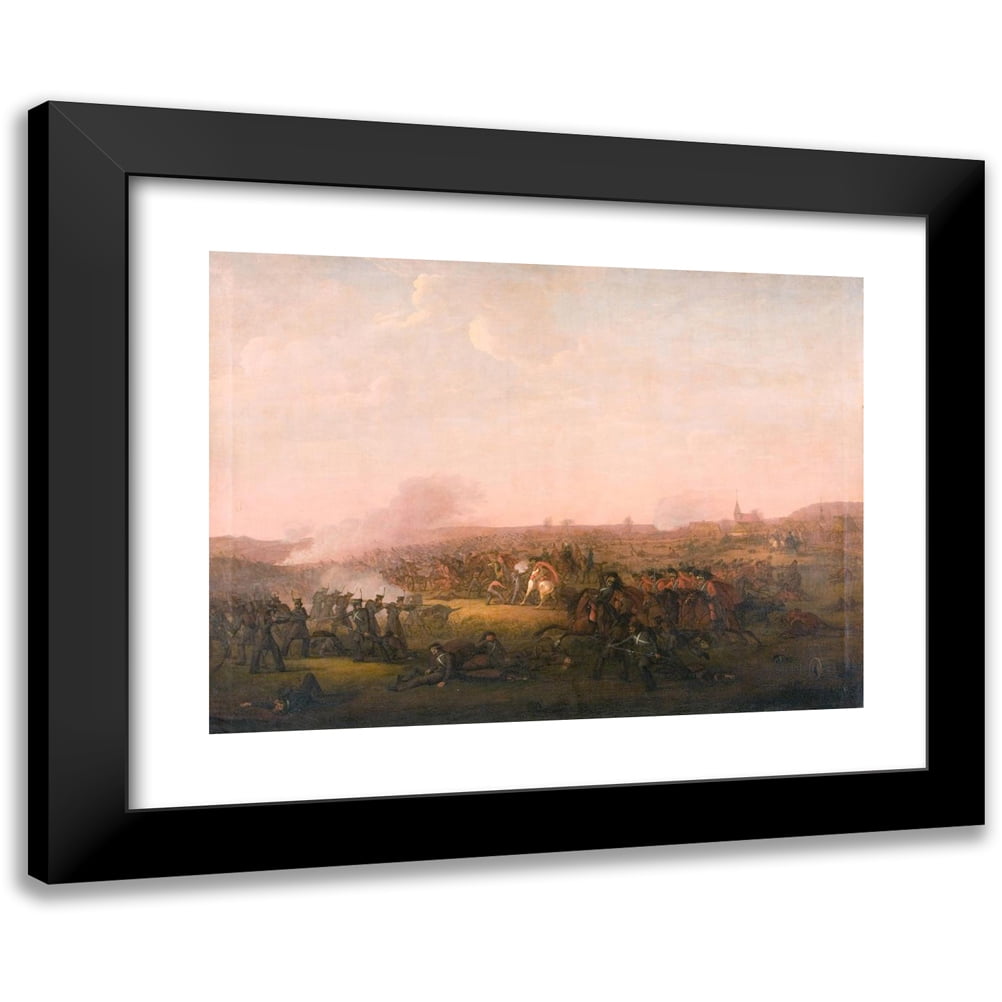 Jørgen Sonne 18x14 Black Modern Framed Museum Art Print Titled - Battle ...