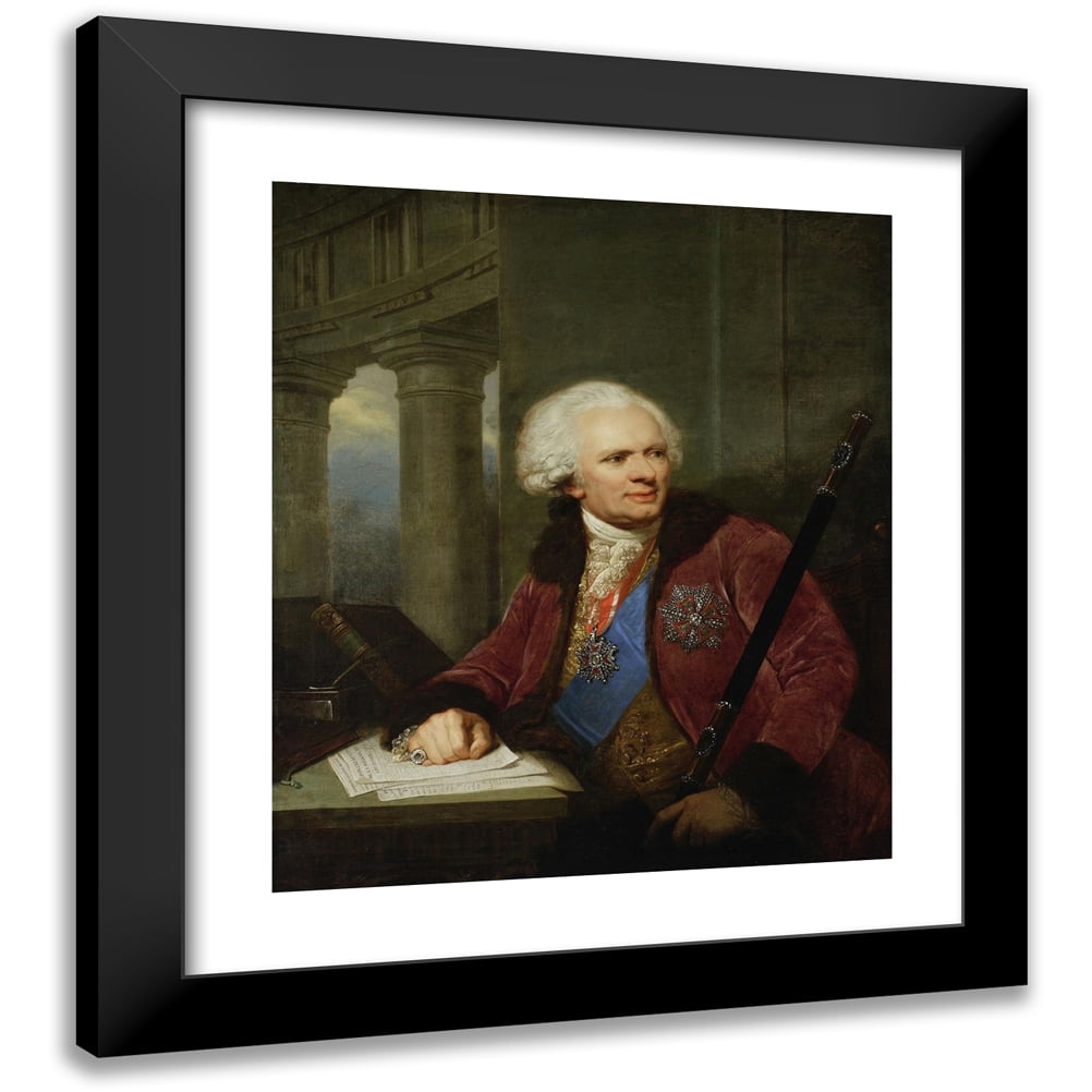 Józef Grassi 12x14 Black Modern Framed Museum Art Print Titled ...