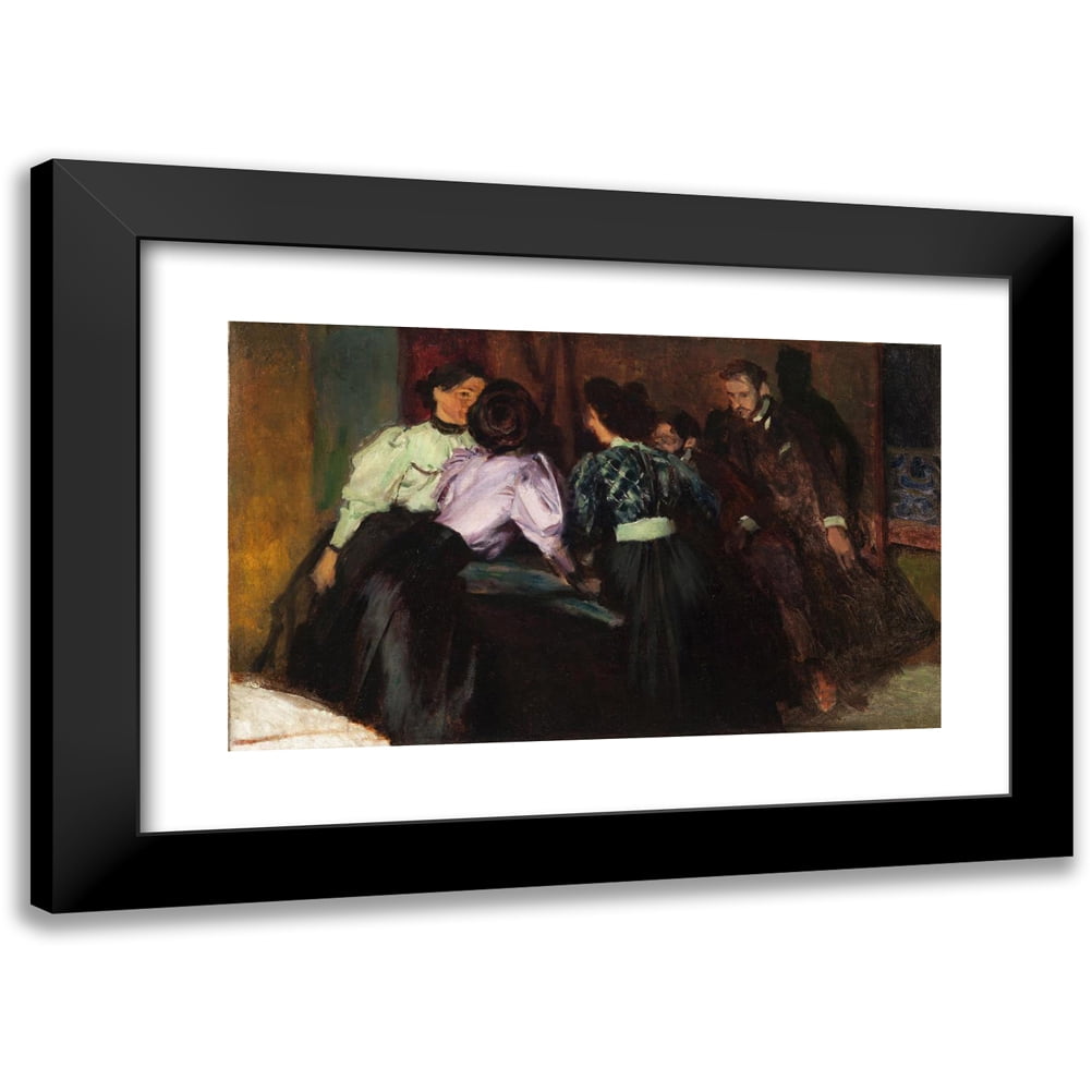 Józef Mehoffer 24x16 Black Modern Framed Museum Art Print Titled ...