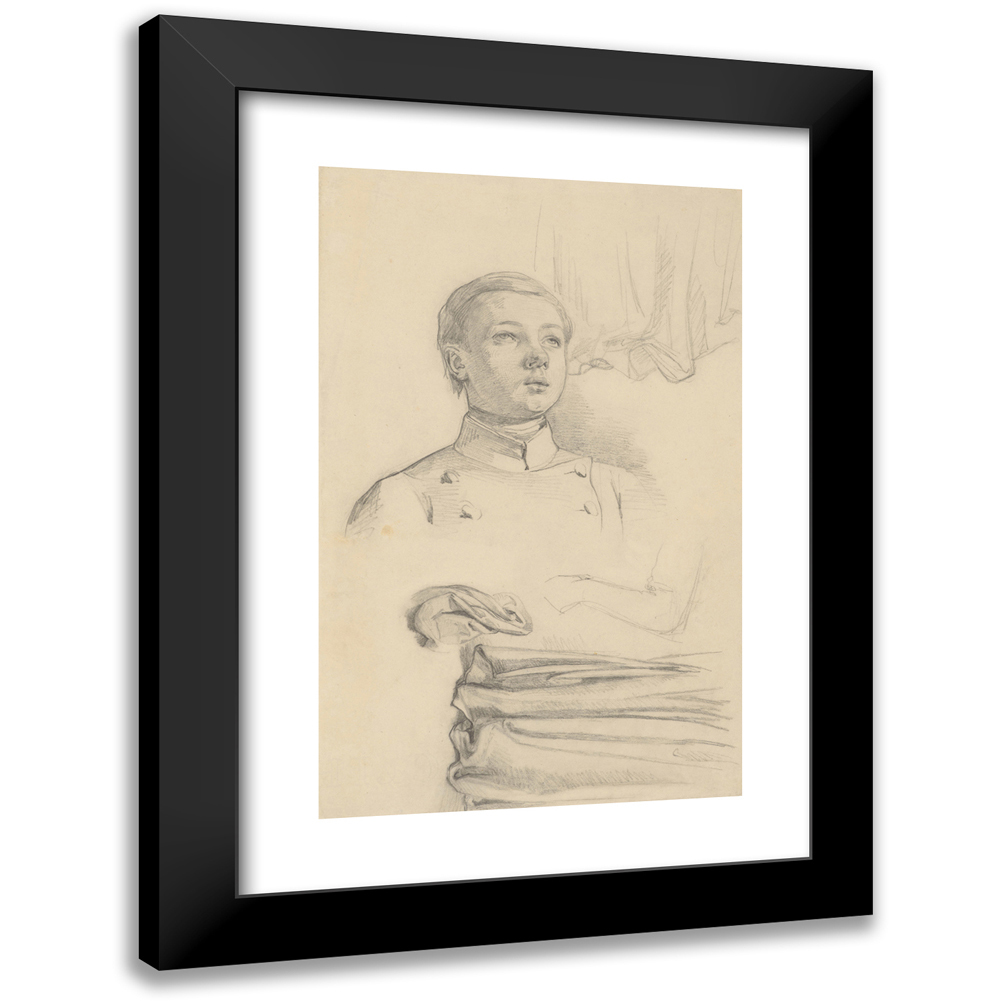Józef Simmler 11x14 Black Modern Framed Museum Art Print Titled - Boy's ...