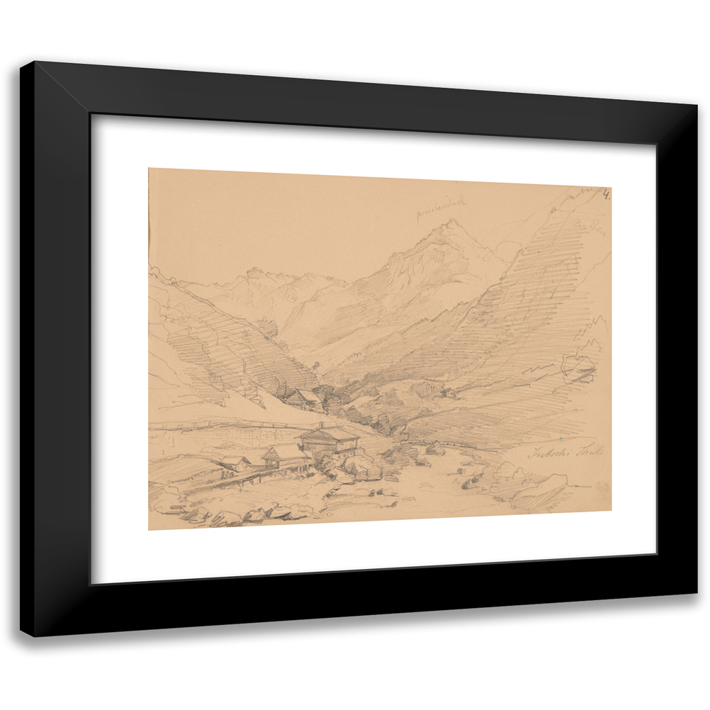 Józef Simmler 18x15 Black Modern Framed Museum Art Print Titled ...