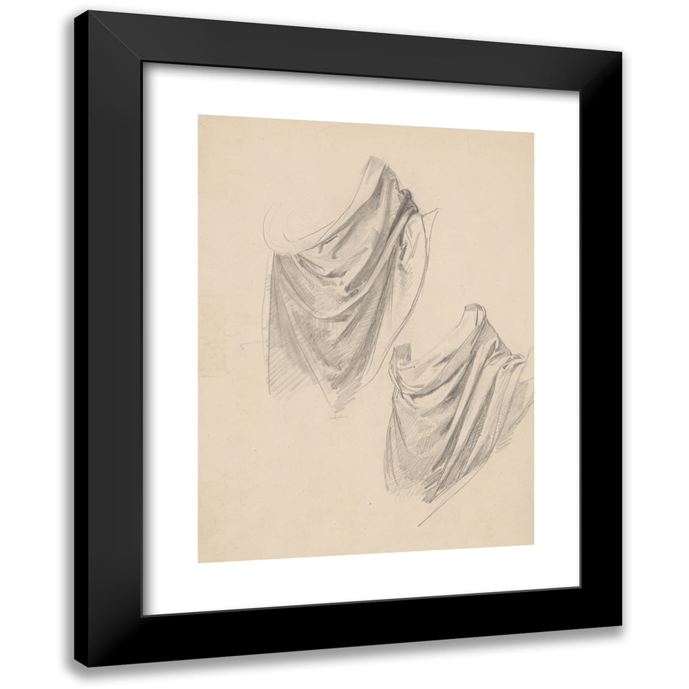 Józef Simmler 19x24 Black Modern Framed Museum Art Print Titled - Study ...