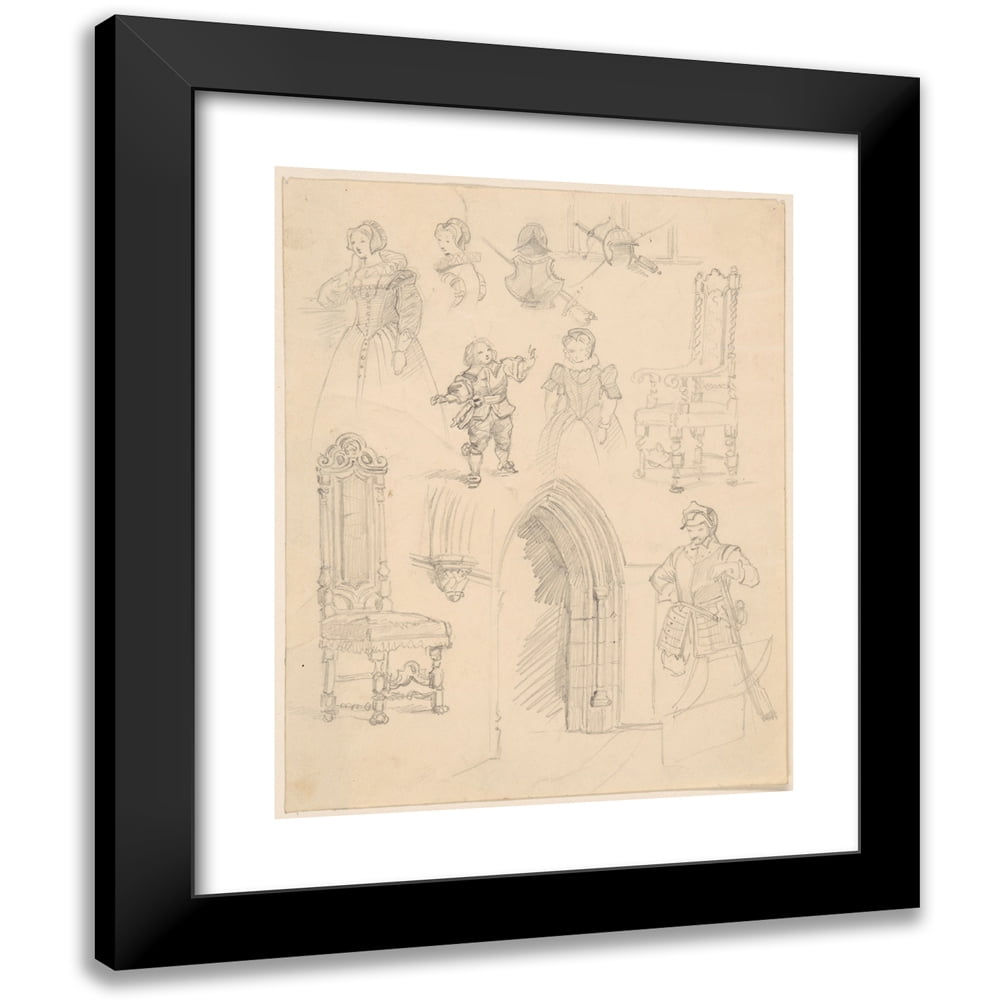 Józef Simmler 20x24 Black Modern Framed Museum Art Print Titled ...