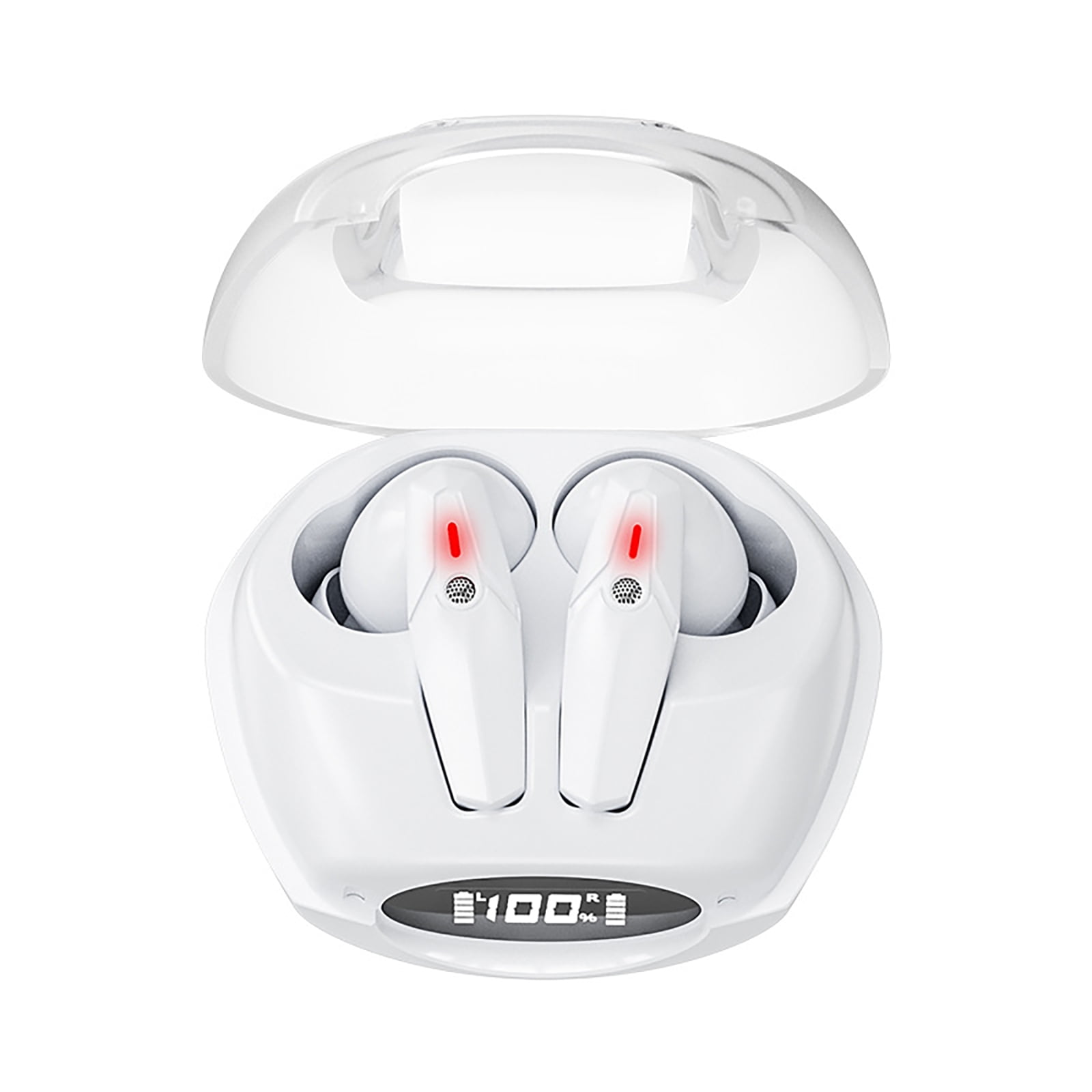 J09 Wireless Earbuds Gaming Ear Buds with Power Display Charging Case ...