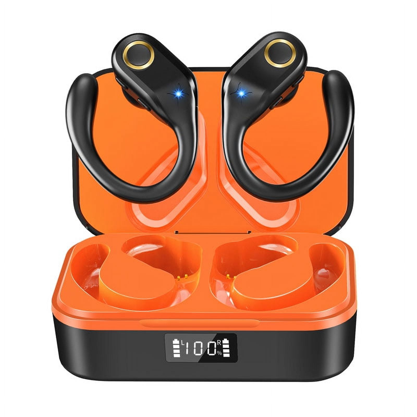 J10J10 Wireless Bluetooth Earbuds with Ear Hook, V5.3, 15m Range ...